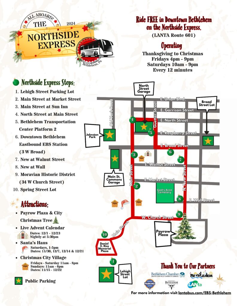 Getting to Historic Bethlehem by Car | Visit Historic Bethlehem ...